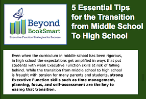 Executive Function Infographics & Resources | Beyond BookSmart